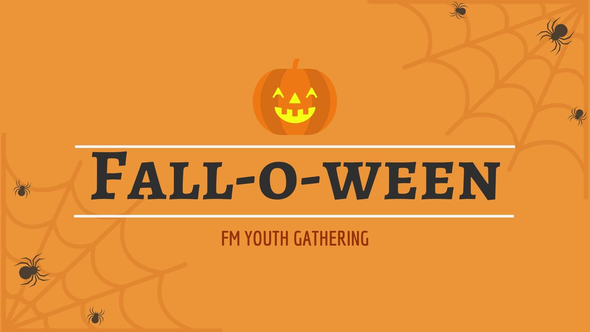 Youth Fall-o-ween - Friedberg Moravian Church